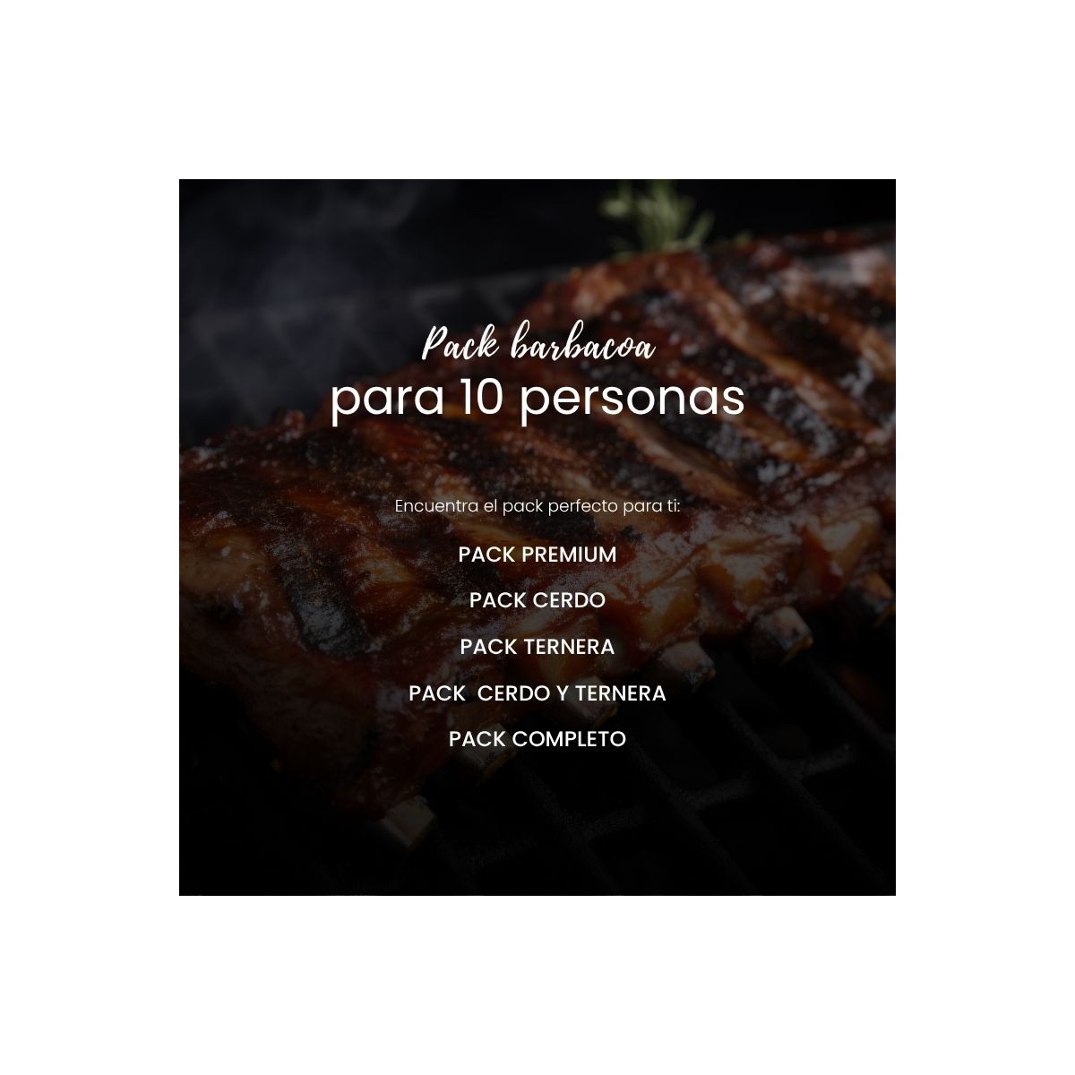 Pack Barbacoa para 10 personas - Envío Rápido | MM