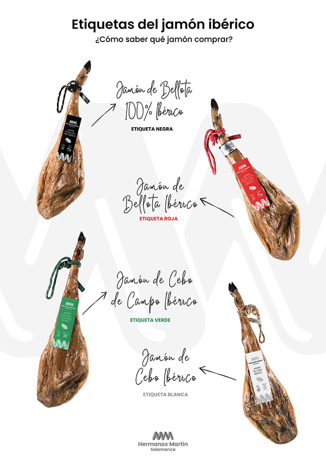 ¿Qué significan las etiquetas del jamón ibérico? | Guía y Tipos ...